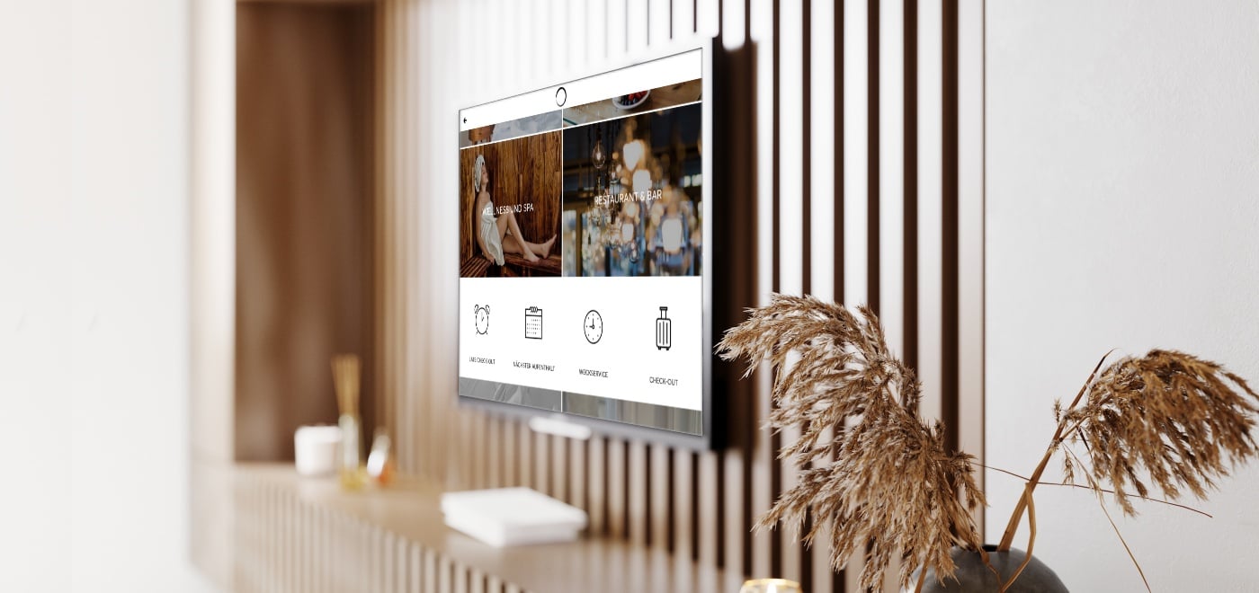 SuitePad Lobby Screen: Interactive solution for front desk assistance